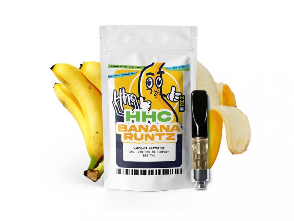 Cartridge Banana Runtz 94% HHC 1 ml :: Gurufarm Cartridge Banana Runtz 94% HHC 1 ml :: Gurufarm